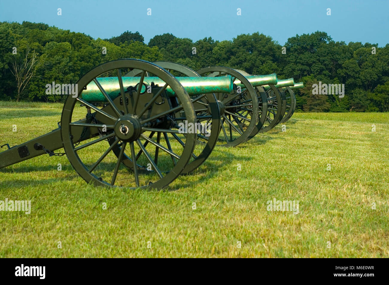 Cannons at Murphy Farm Stock Photo - Alamy