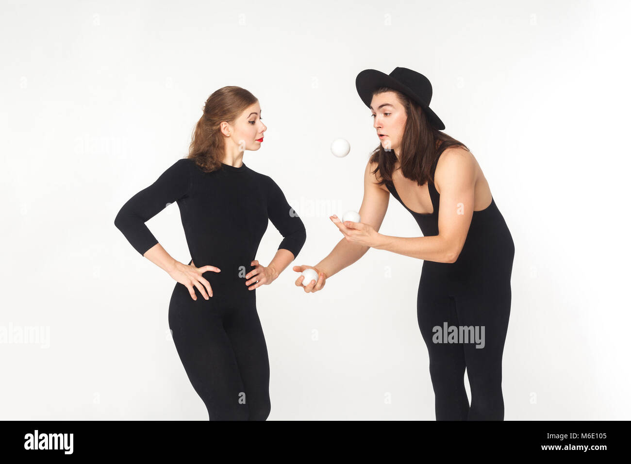 Woman juggling work hi-res stock photography and images - Alamy