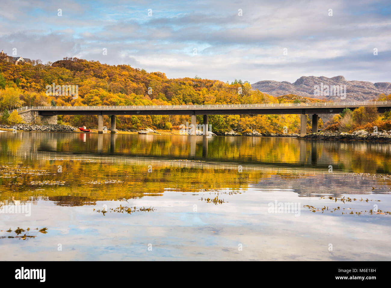 Golden Fall Scenery in Scotland Stock Photo - Alamy