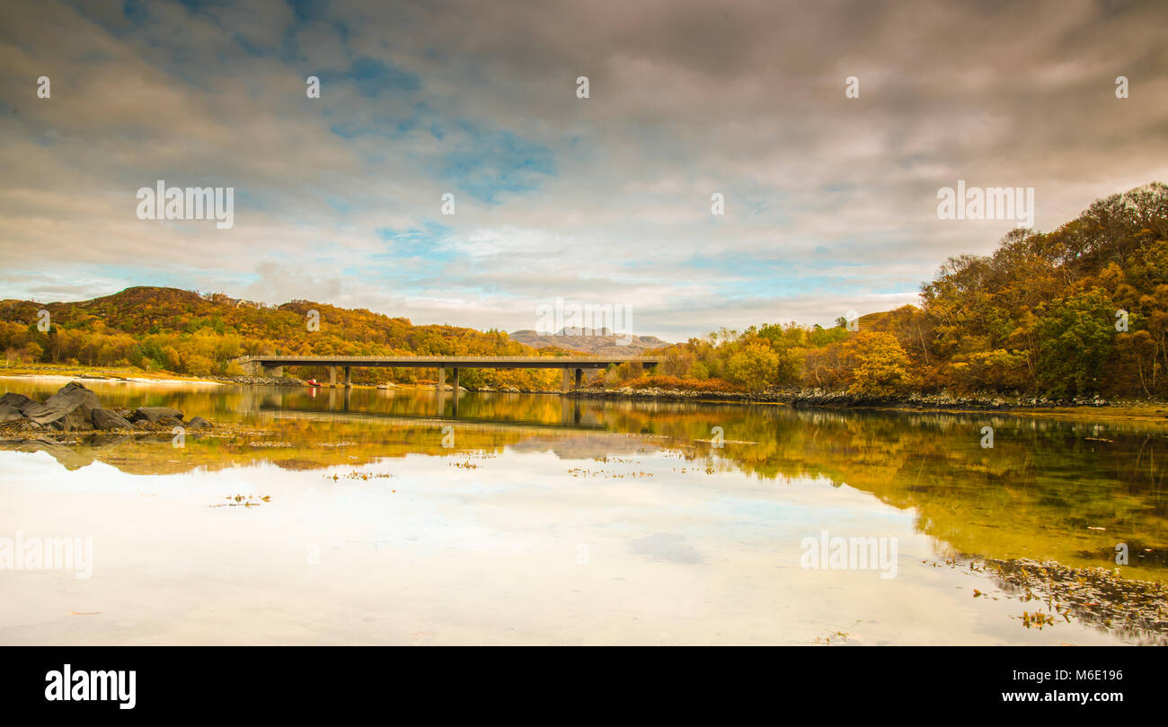 Golden Fall Scenery in Scotland Stock Photo - Alamy