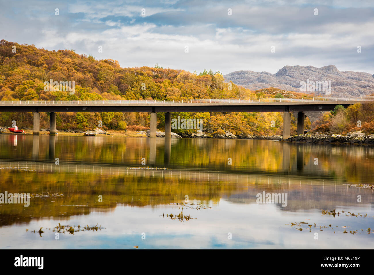 Golden Fall Scenery in Scotland Stock Photo - Alamy