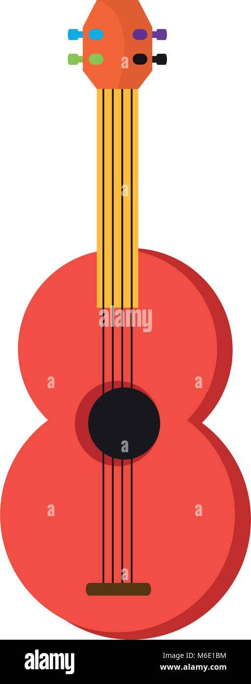 Children learn play guitar Stock Vector Images - Alamy