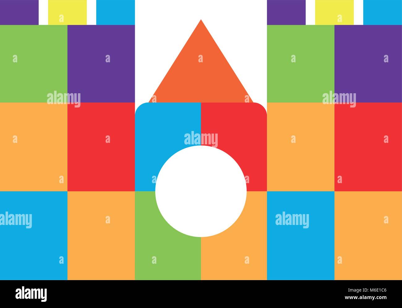 Colored castle toy icon Stock Vector Image & Art - Alamy