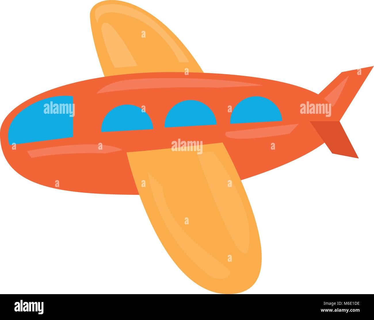 Isolated colored airplane vehicle Stock Vector Images - Alamy