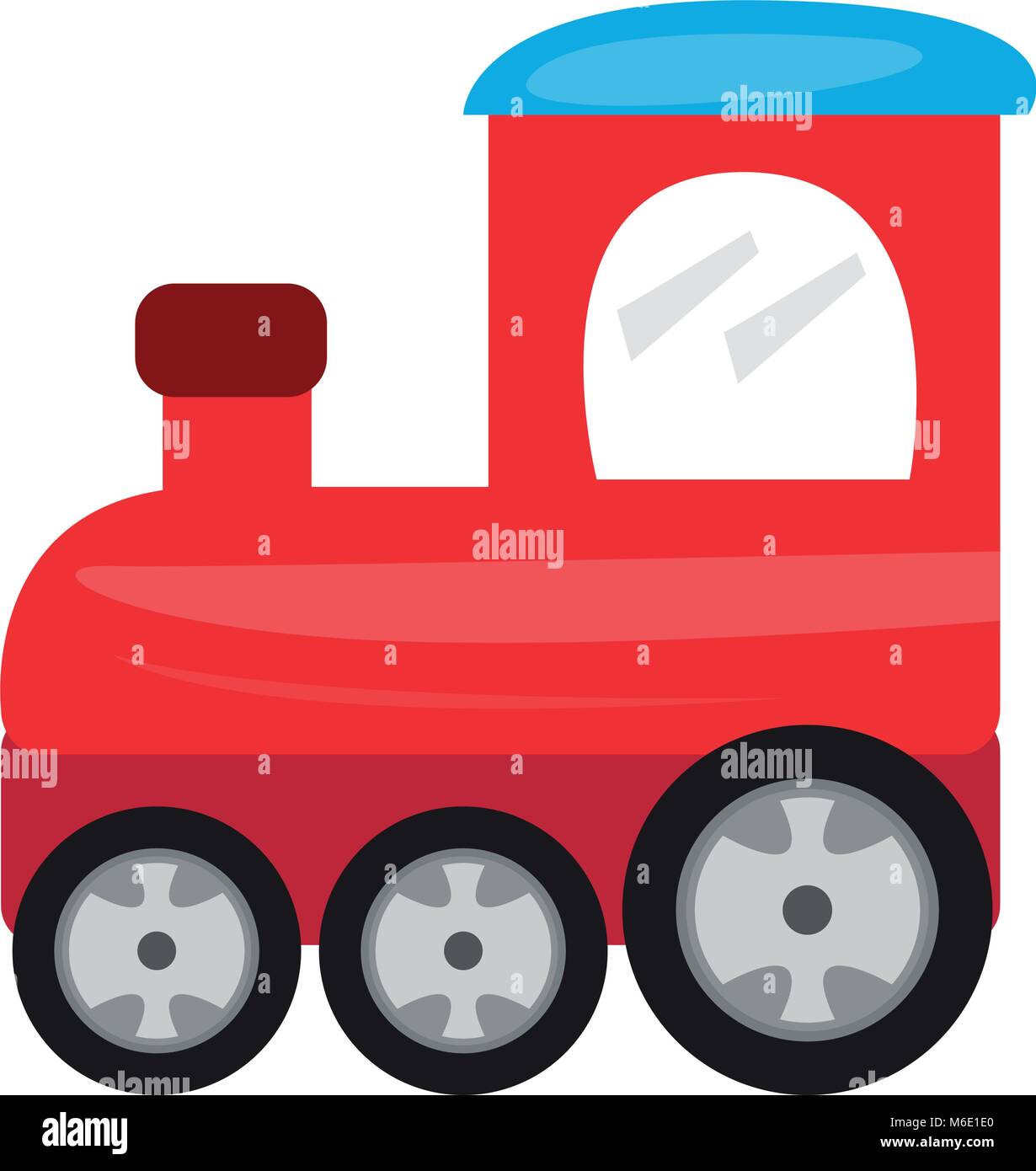 Cute train toy icon Stock Vector Images - Alamy