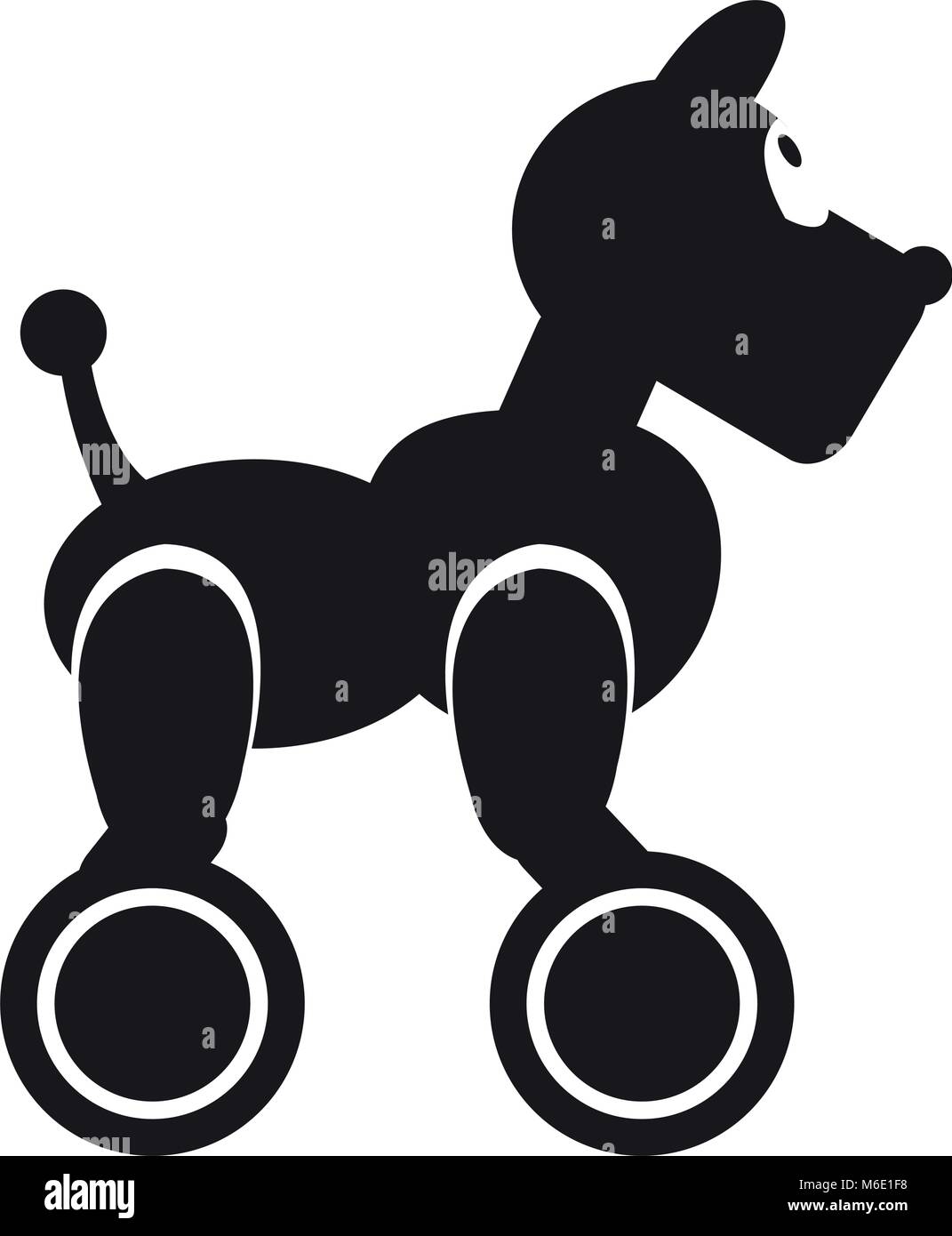 Mechanical toy dog Stock Vector Images - Alamy