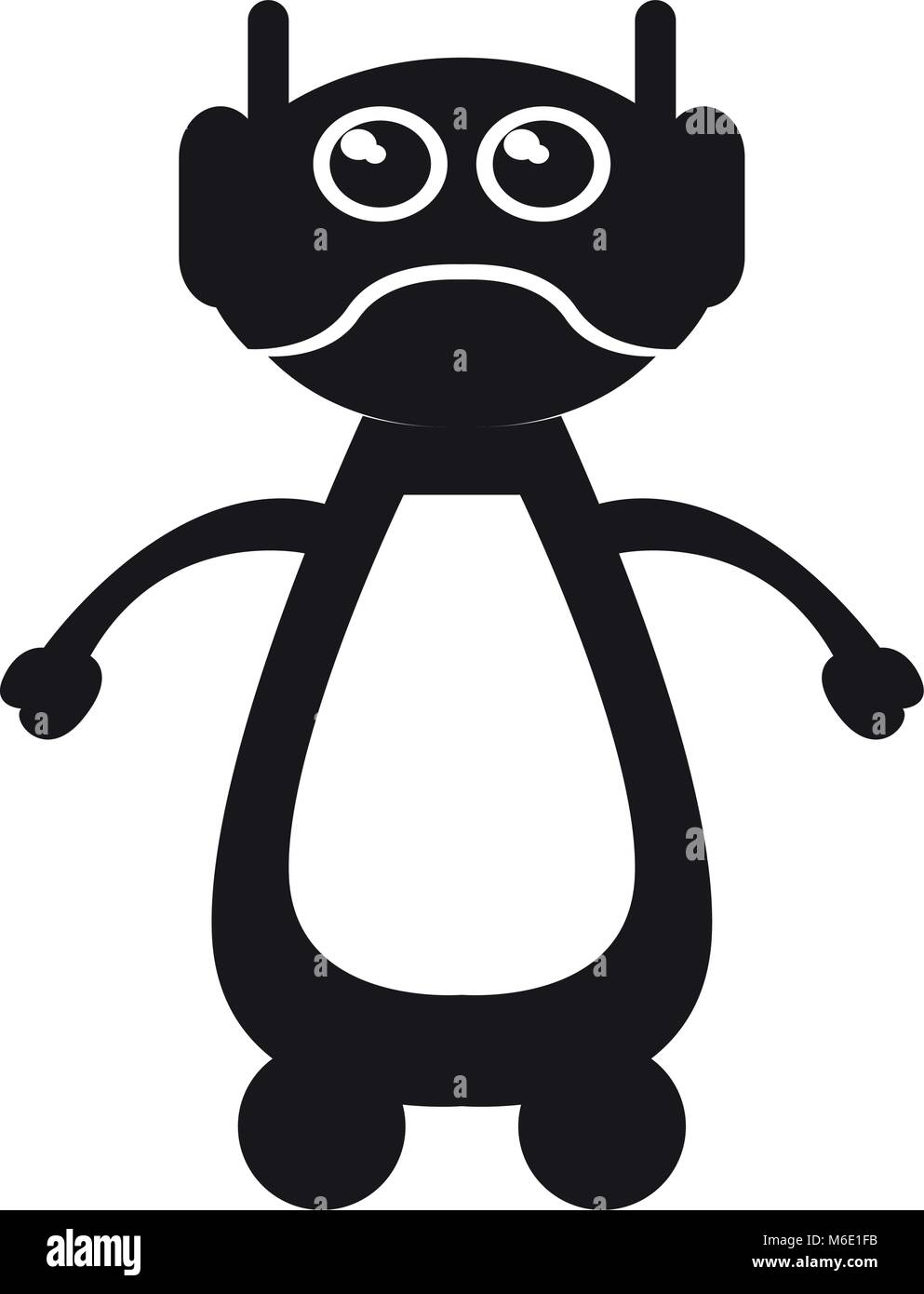 Small robot Stock Vector Images - Alamy