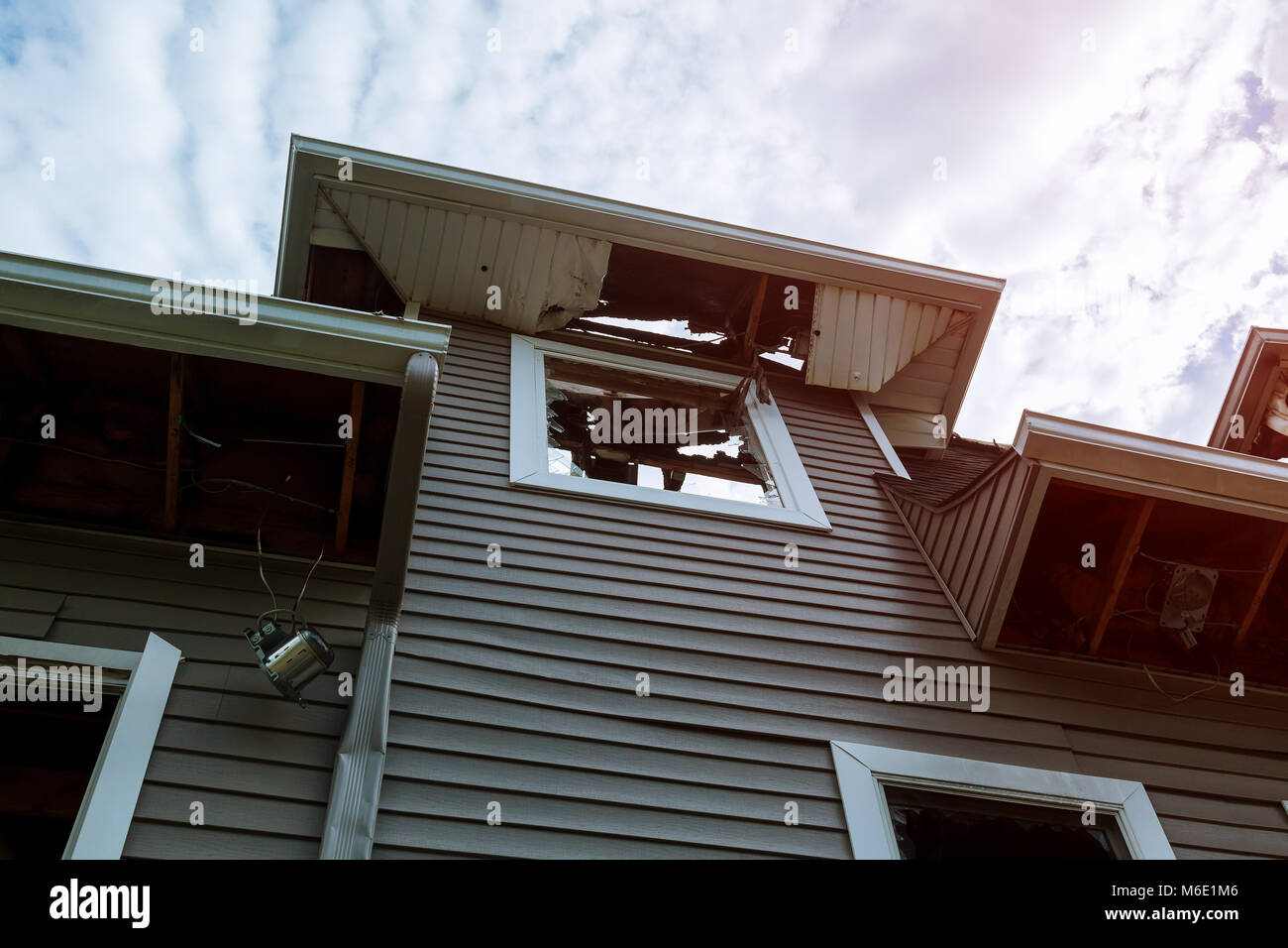 Burned out house interior hi-res stock photography and images - Alamy