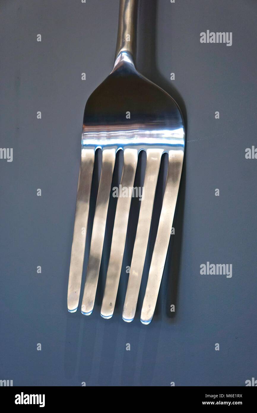 Large Fork wall display Stock Photo - Alamy