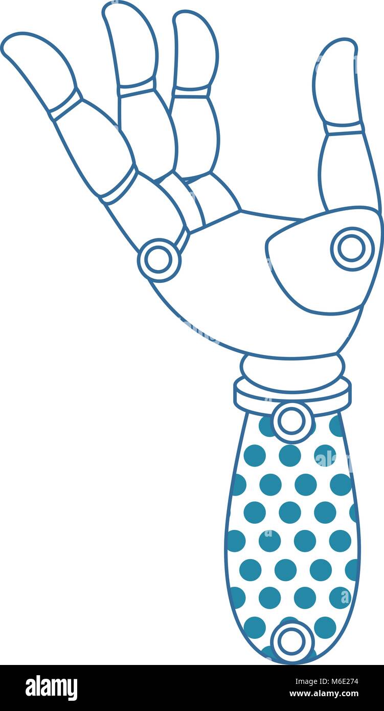 robot hand humanoid icon Stock Vector Image & Art - Alamy