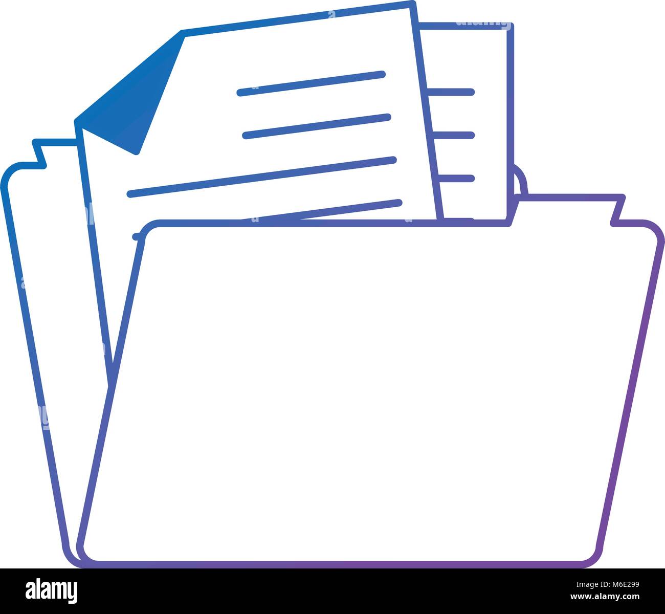 file folder isolated icon Stock Vector Image & Art - Alamy