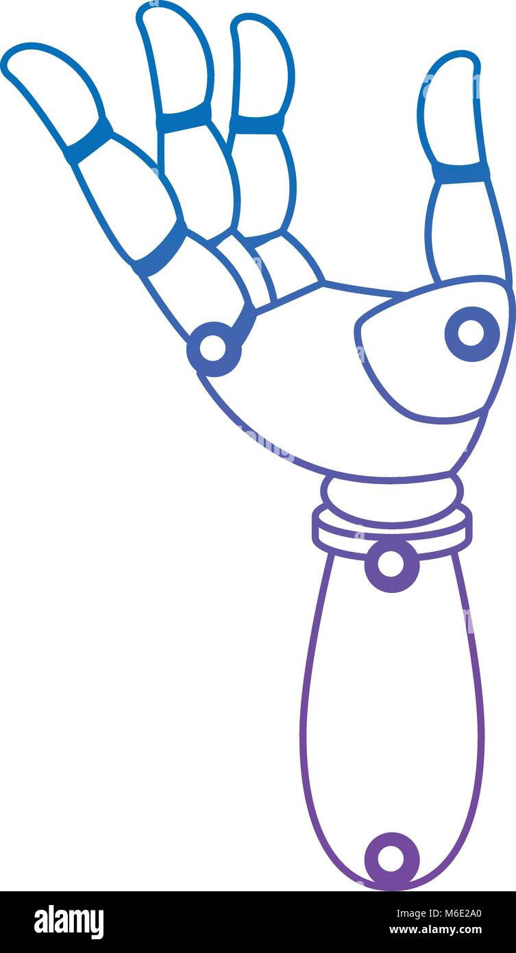 robot hand humanoid icon Stock Vector Image & Art - Alamy
