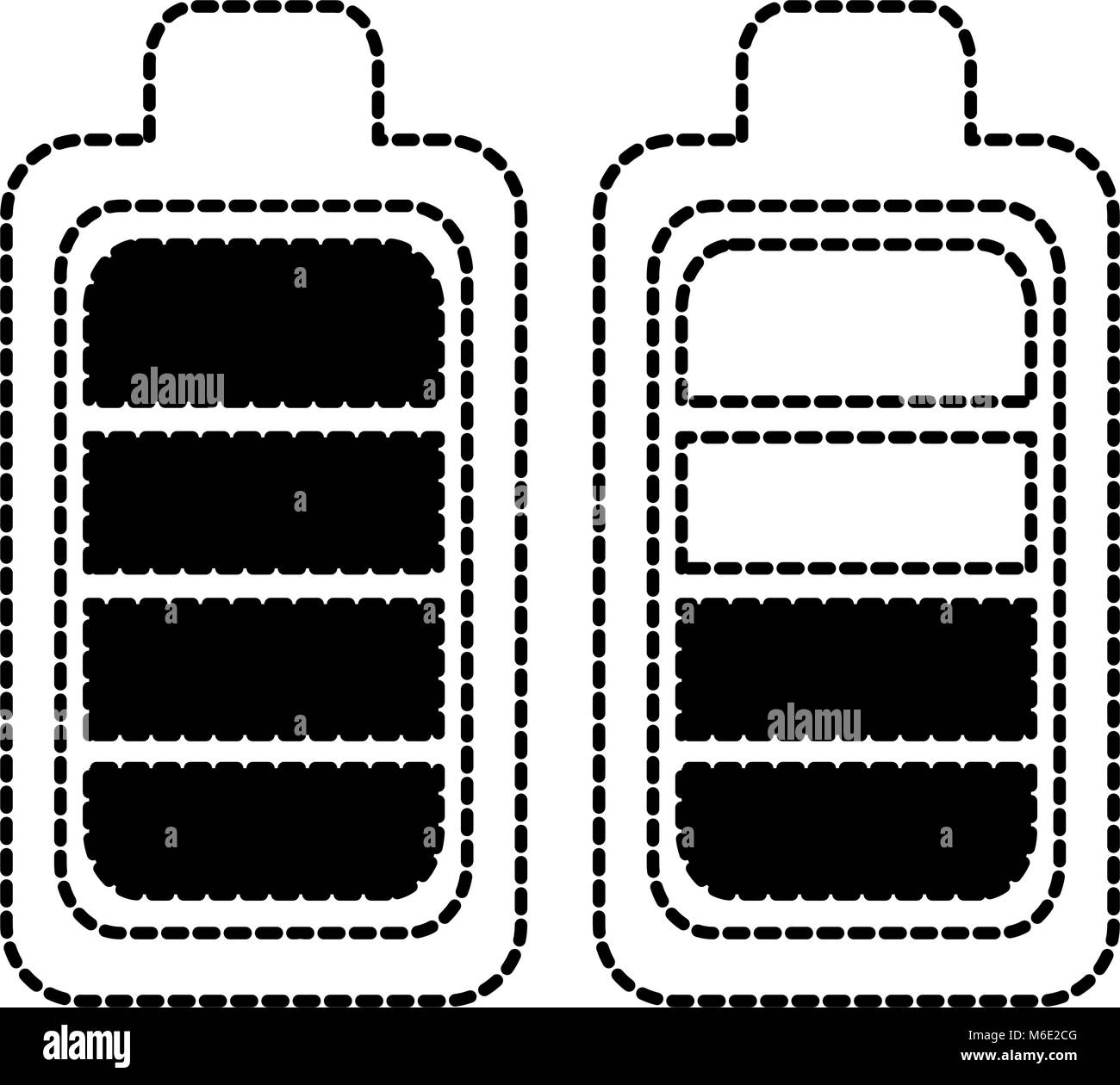 battery levels power icon Stock Vector Image & Art - Alamy