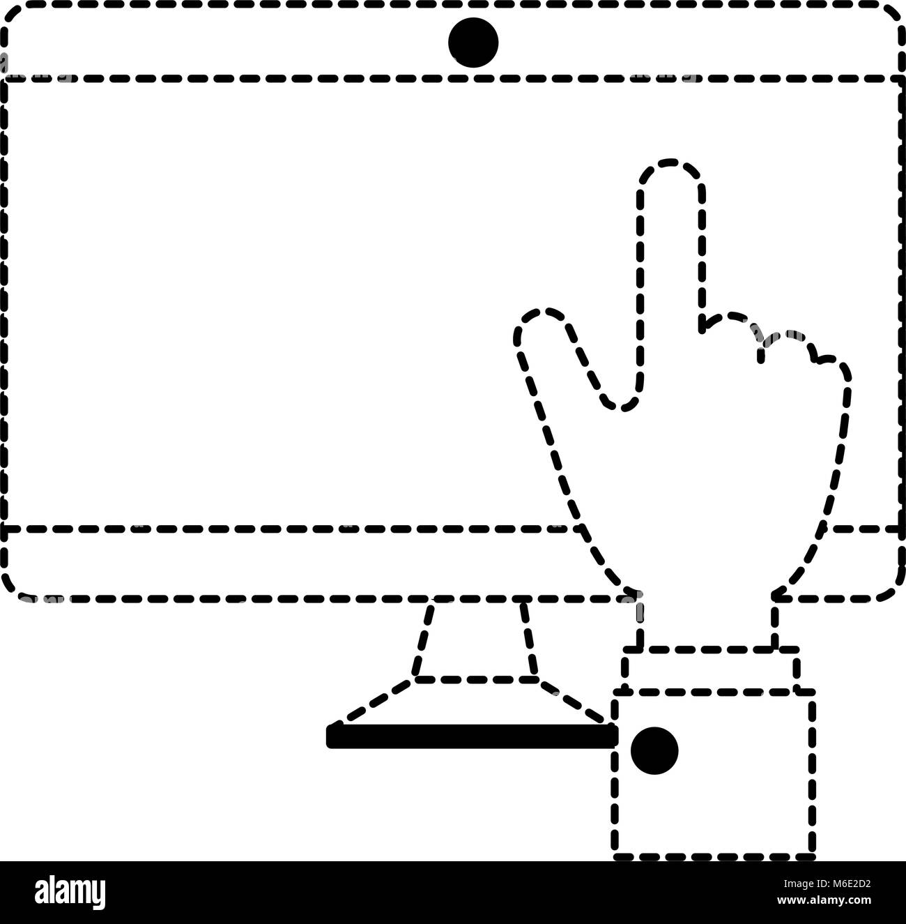 Touching view Stock Vector Images - Alamy