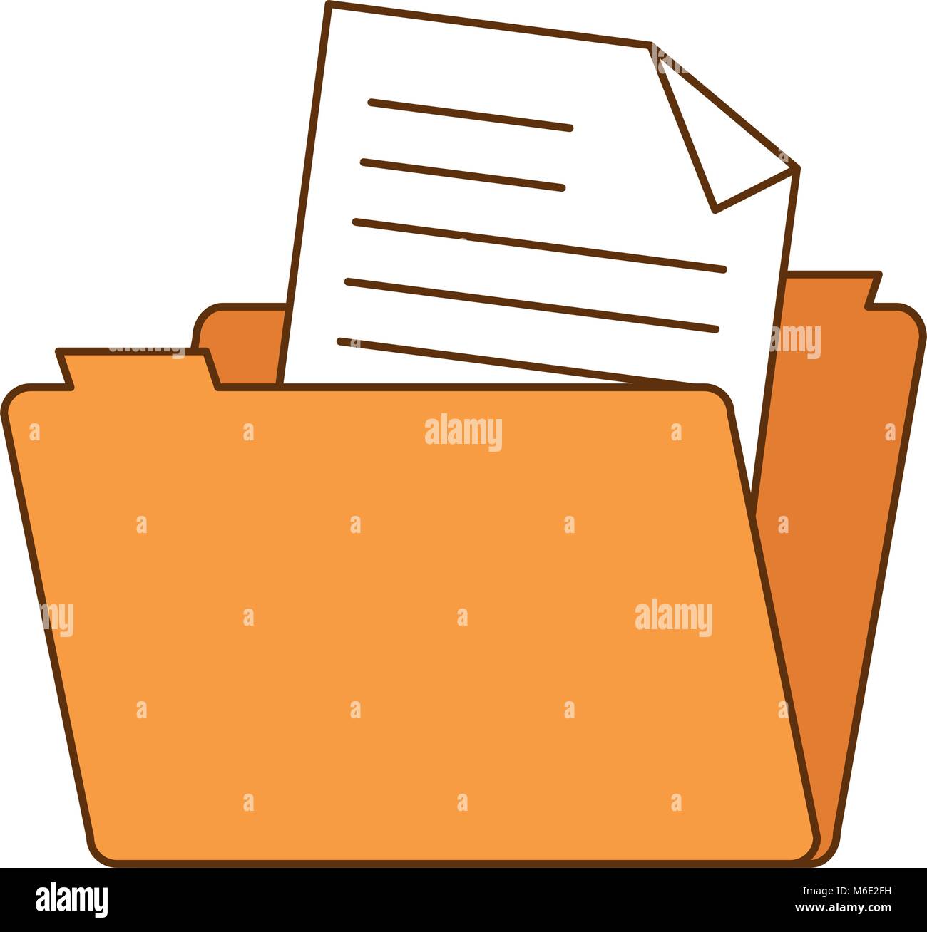 file folder isolated icon Stock Vector Image & Art - Alamy