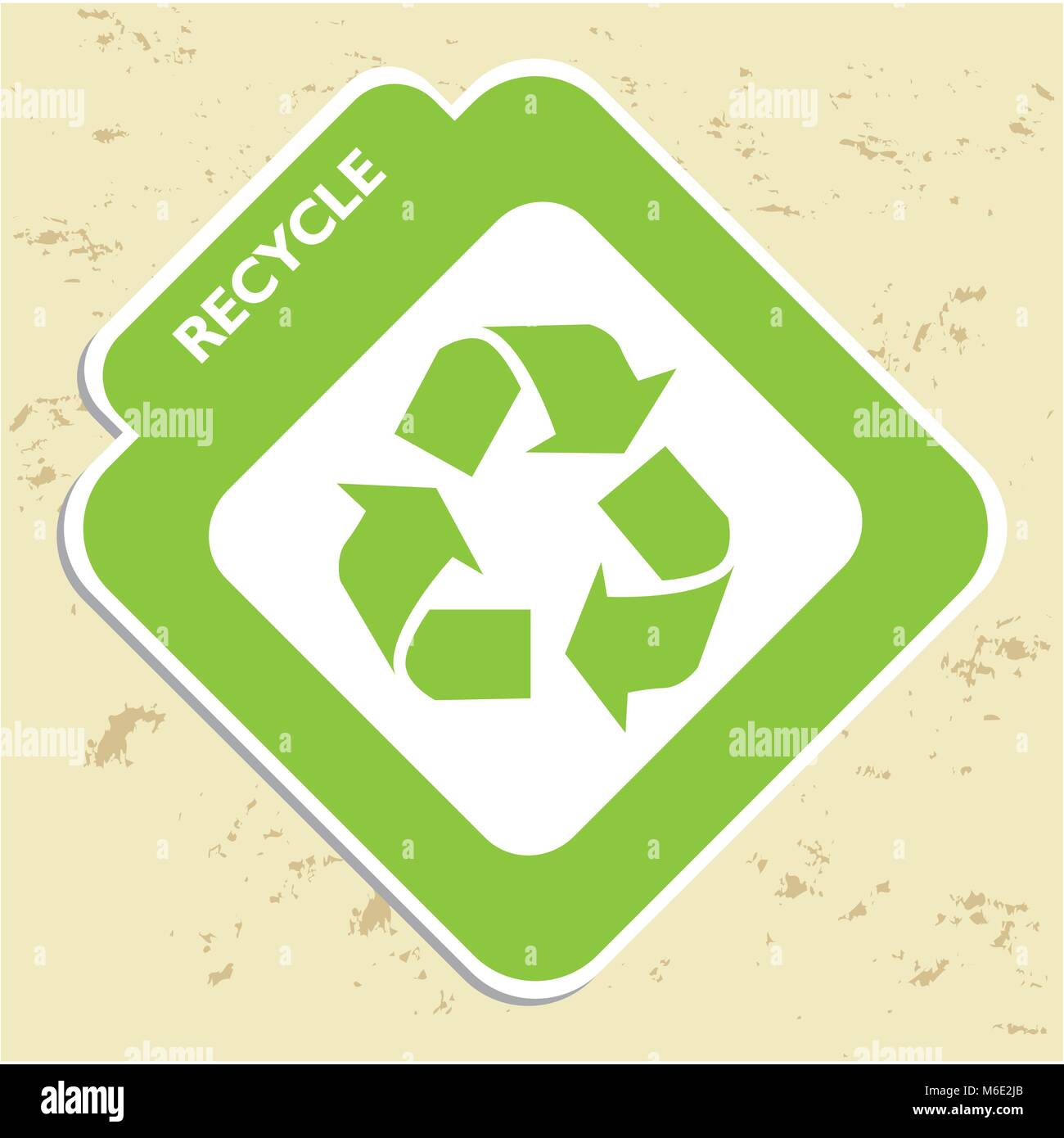 recycle symbol environmental label Stock Vector Image & Art - Alamy