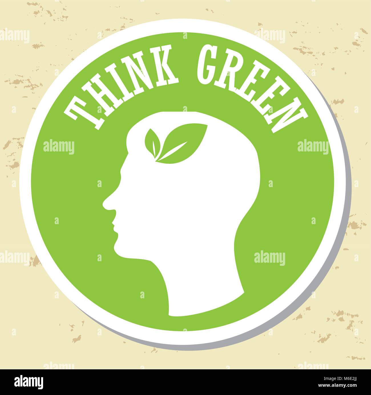 think green environmental label Stock Vector Image & Art - Alamy