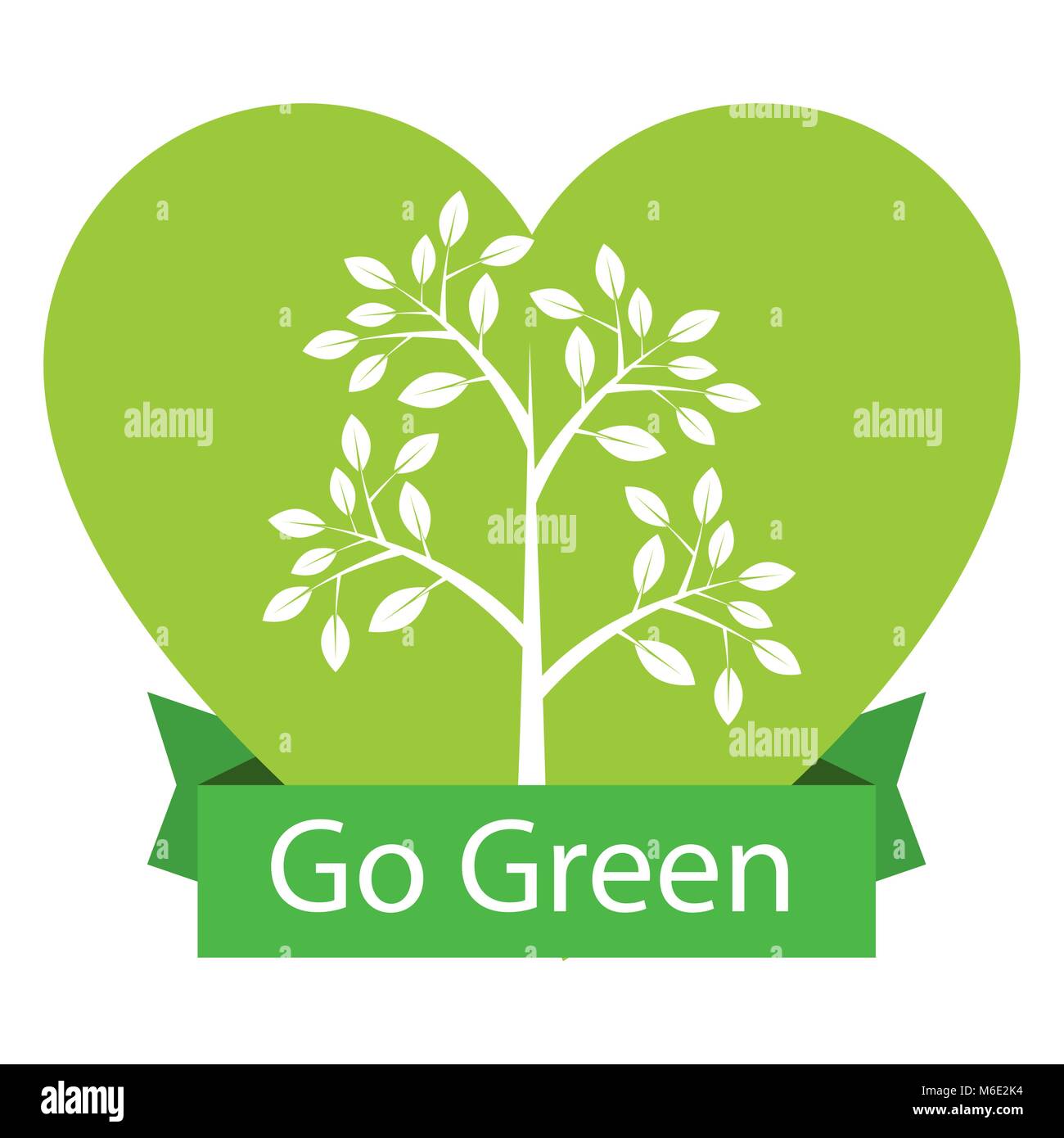 go green tree plant Stock Vector Image & Art - Alamy