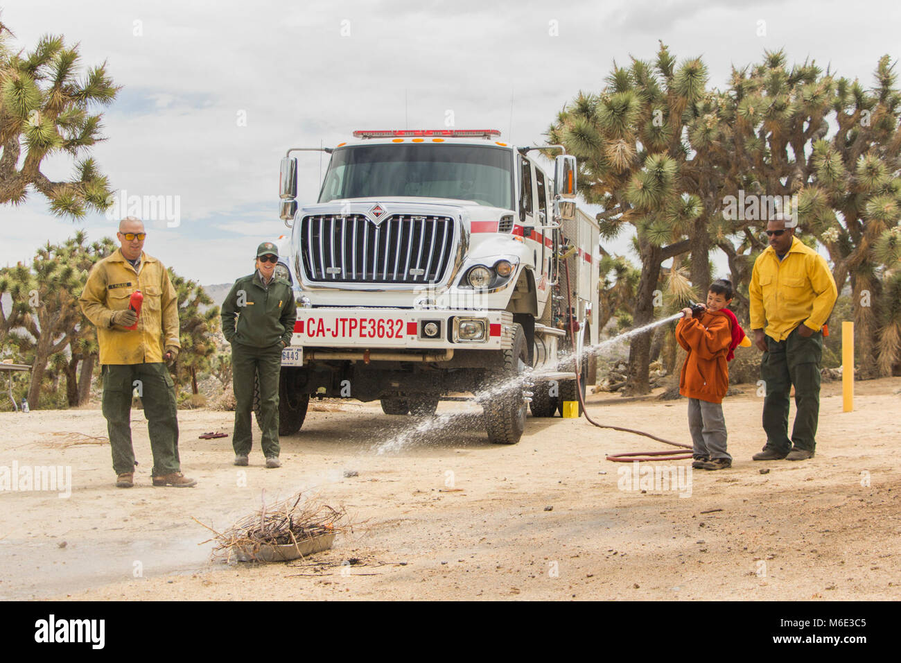 National Junior Ranger Day, April 25, 2015; firefighter activities ...