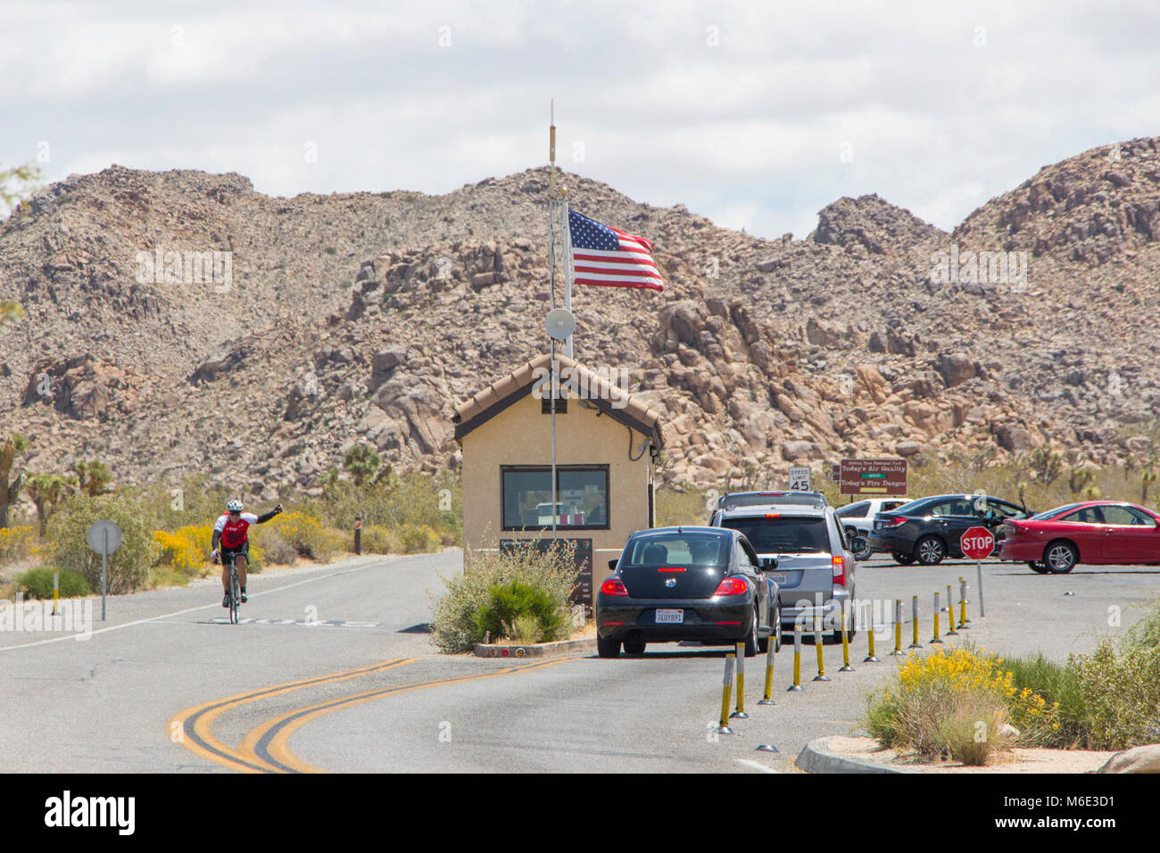West Entrance Fee Station Stock Photo - Alamy