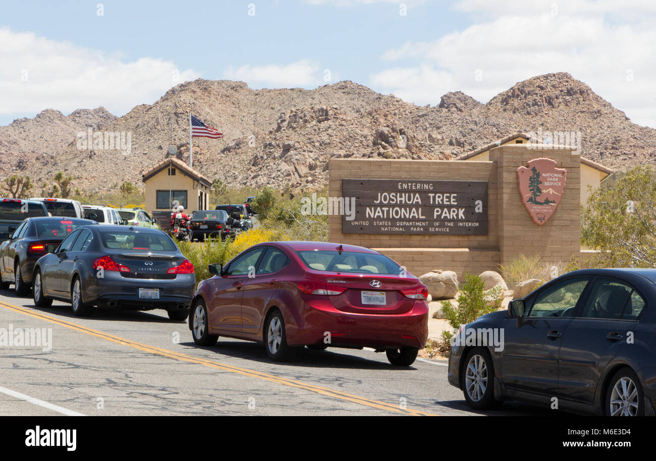 West Entrance Fee Station Stock Photo - Alamy