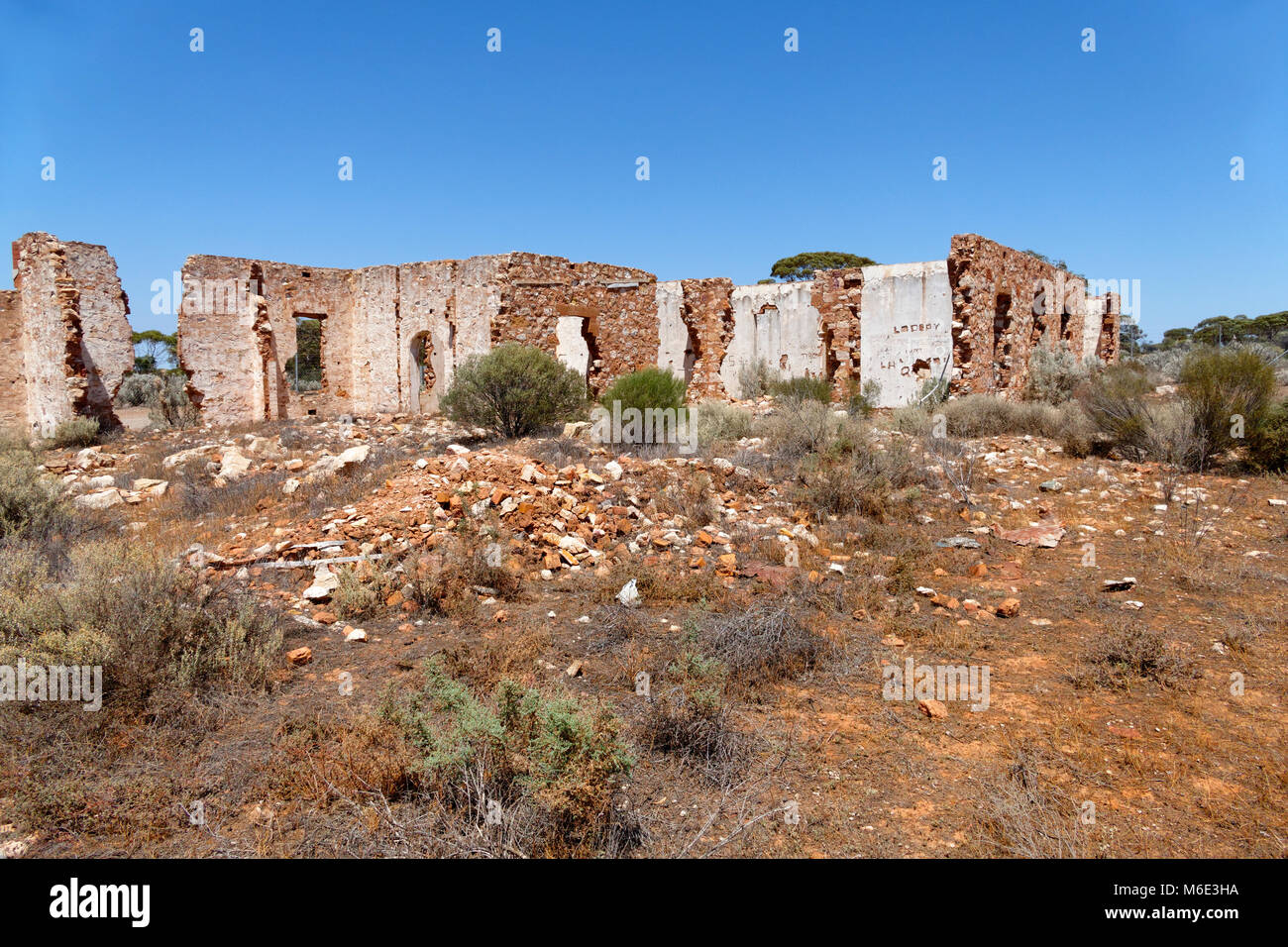 Goldfields ruin of the Premier Hotel from the early 19th century ...