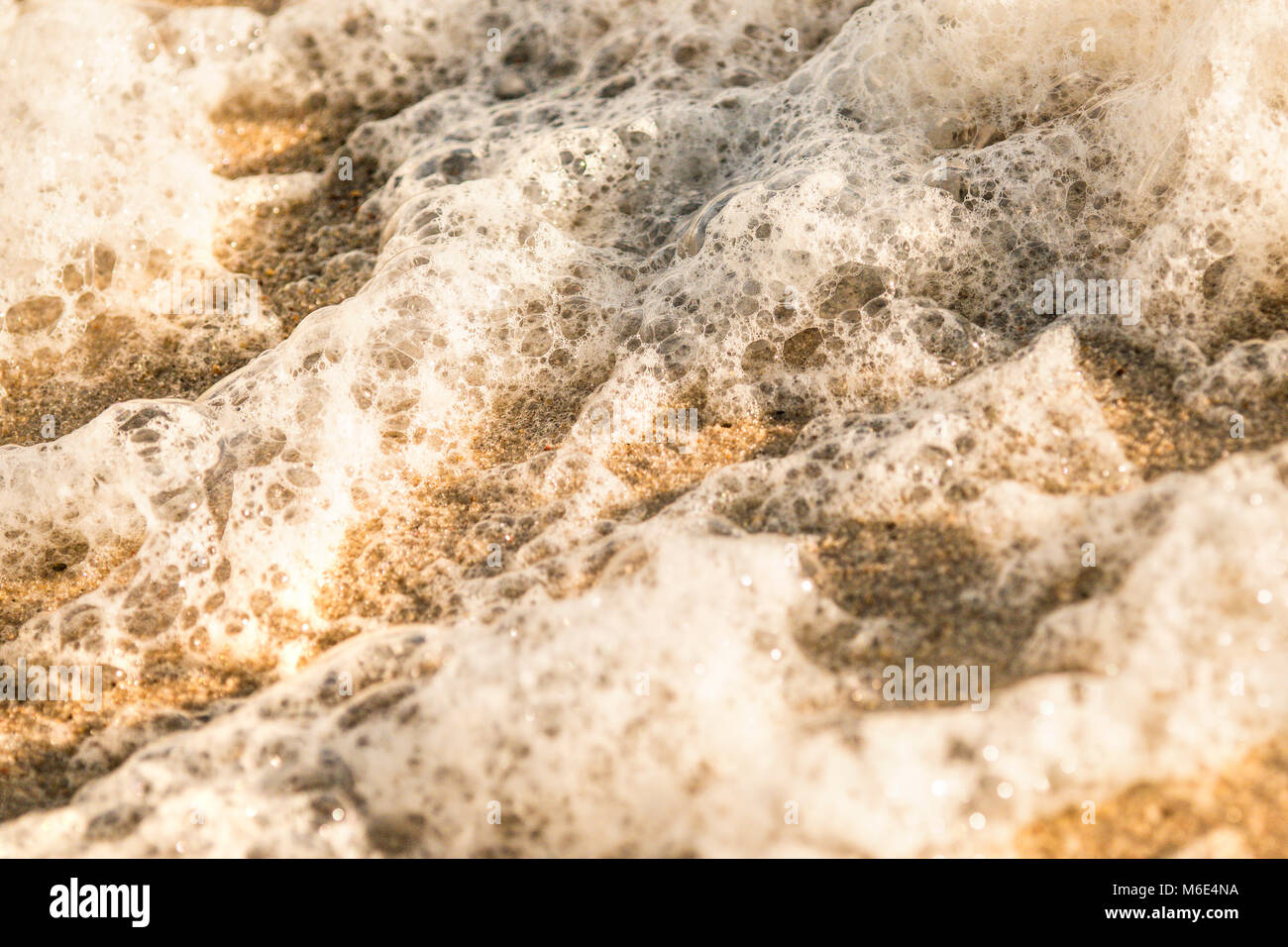 Foam bubbles of the surf Stock Photo - Alamy