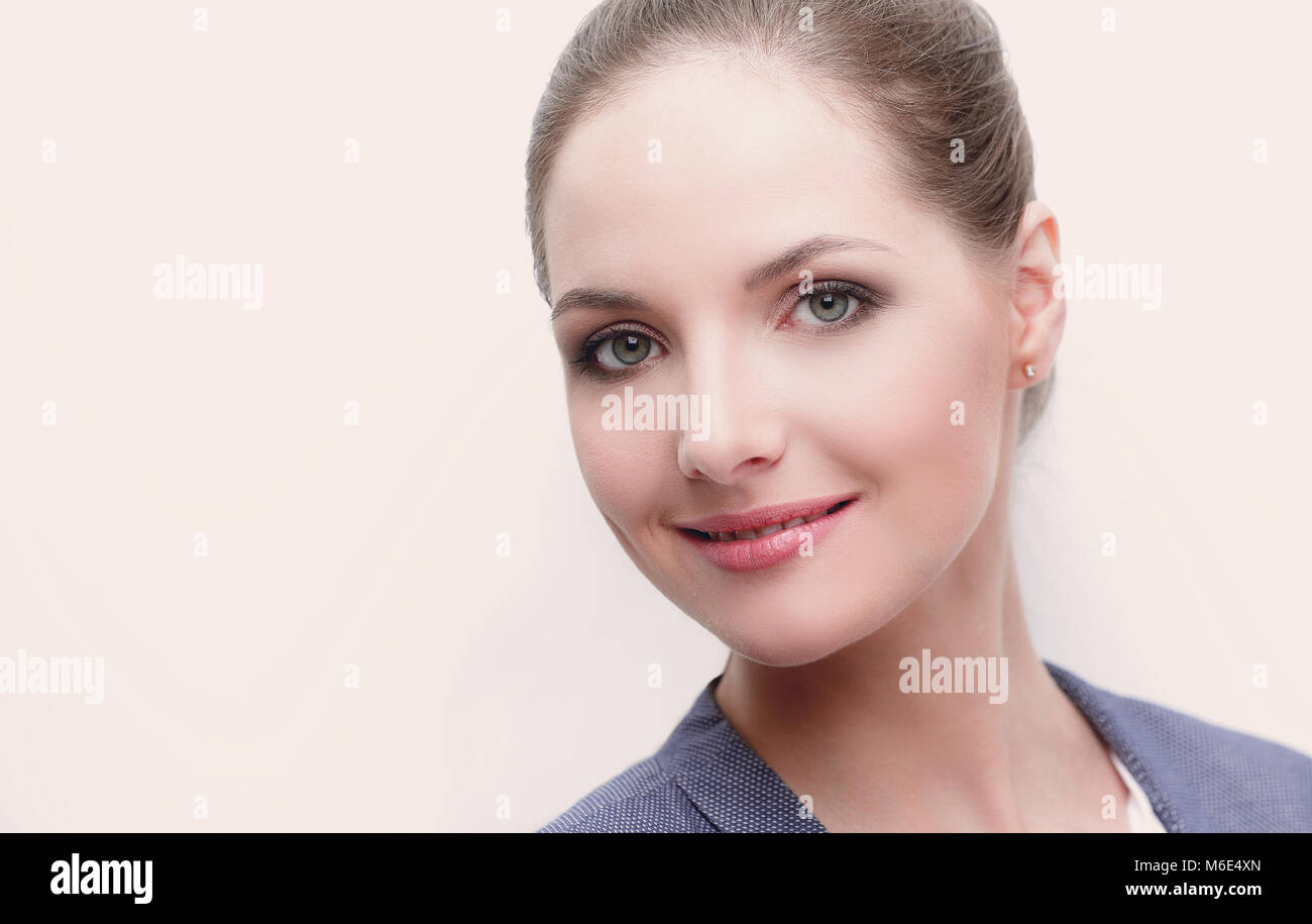 closeup face of a successful woman Manager Stock Photo - Alamy