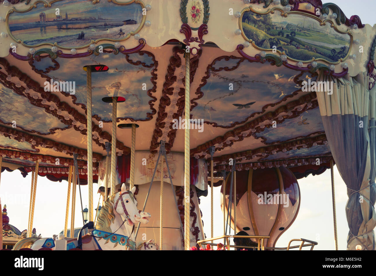French classic carousel attraction hi-res stock photography and images ...