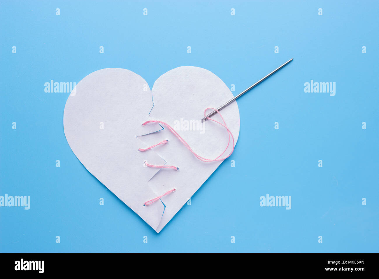 Broken heart concept textile hi-res stock photography and images - Alamy