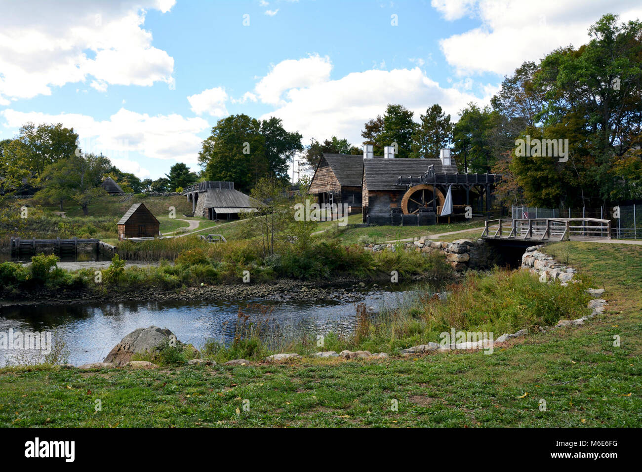 Landscape of the Iron Works. A view of the Iron Works as seen by ...