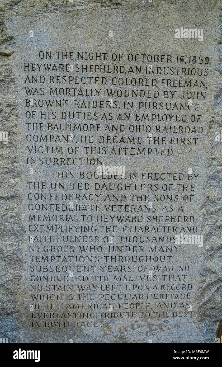 Closeup of Heyward Shepherd Monument Stock Photo - Alamy