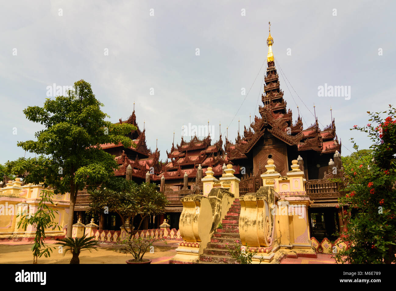Mandalay: Shwe In Bin Kyaung teak monastery, , Mandalay Region, Myanmar ...