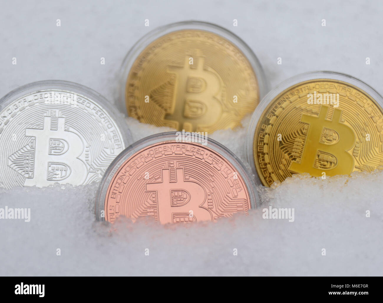 Cryptocurrency frozen hi-res stock photography and images - Alamy