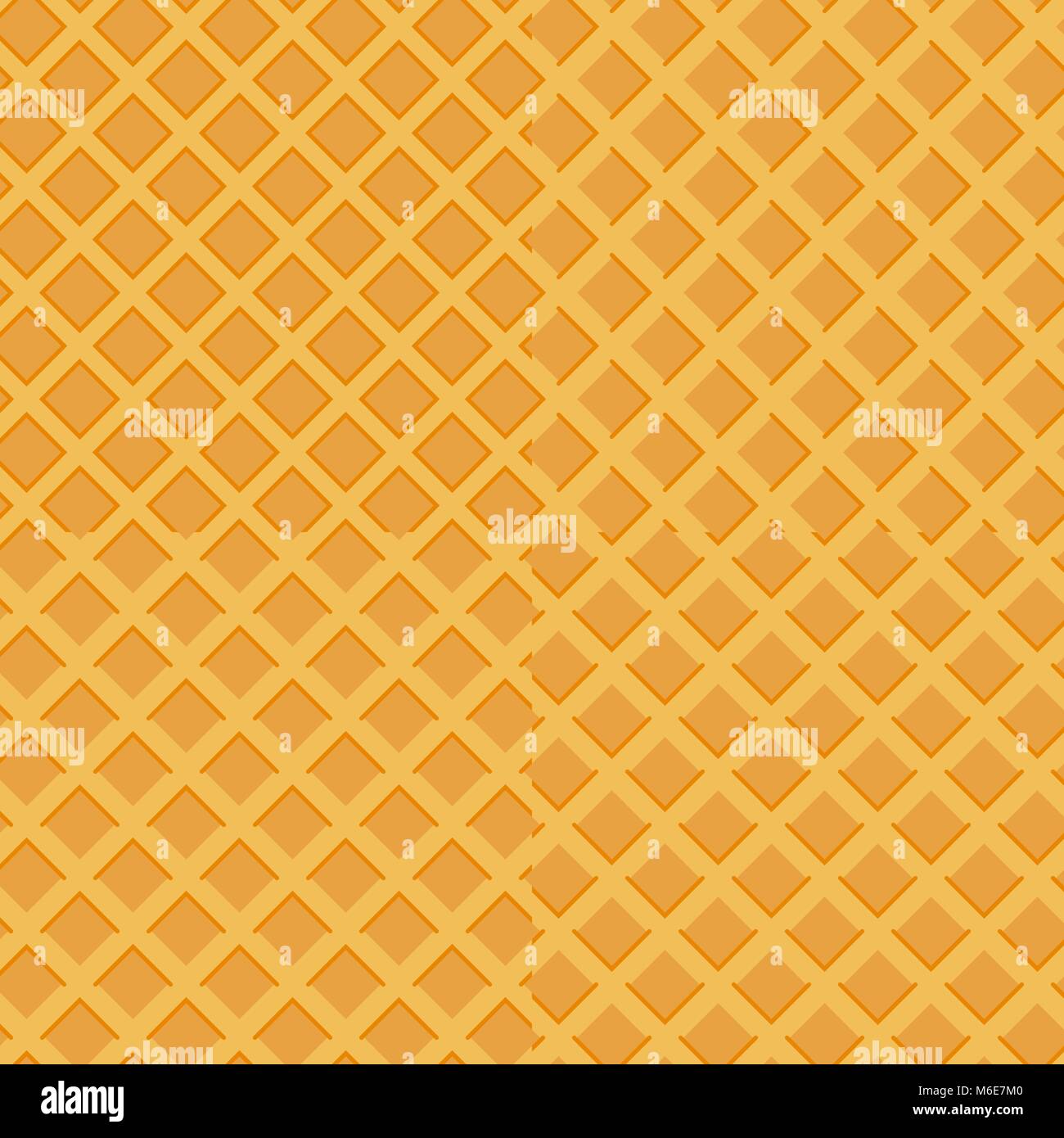 Colorful Seamless Wafer Waffle Texture Texture Pattern Set Vector