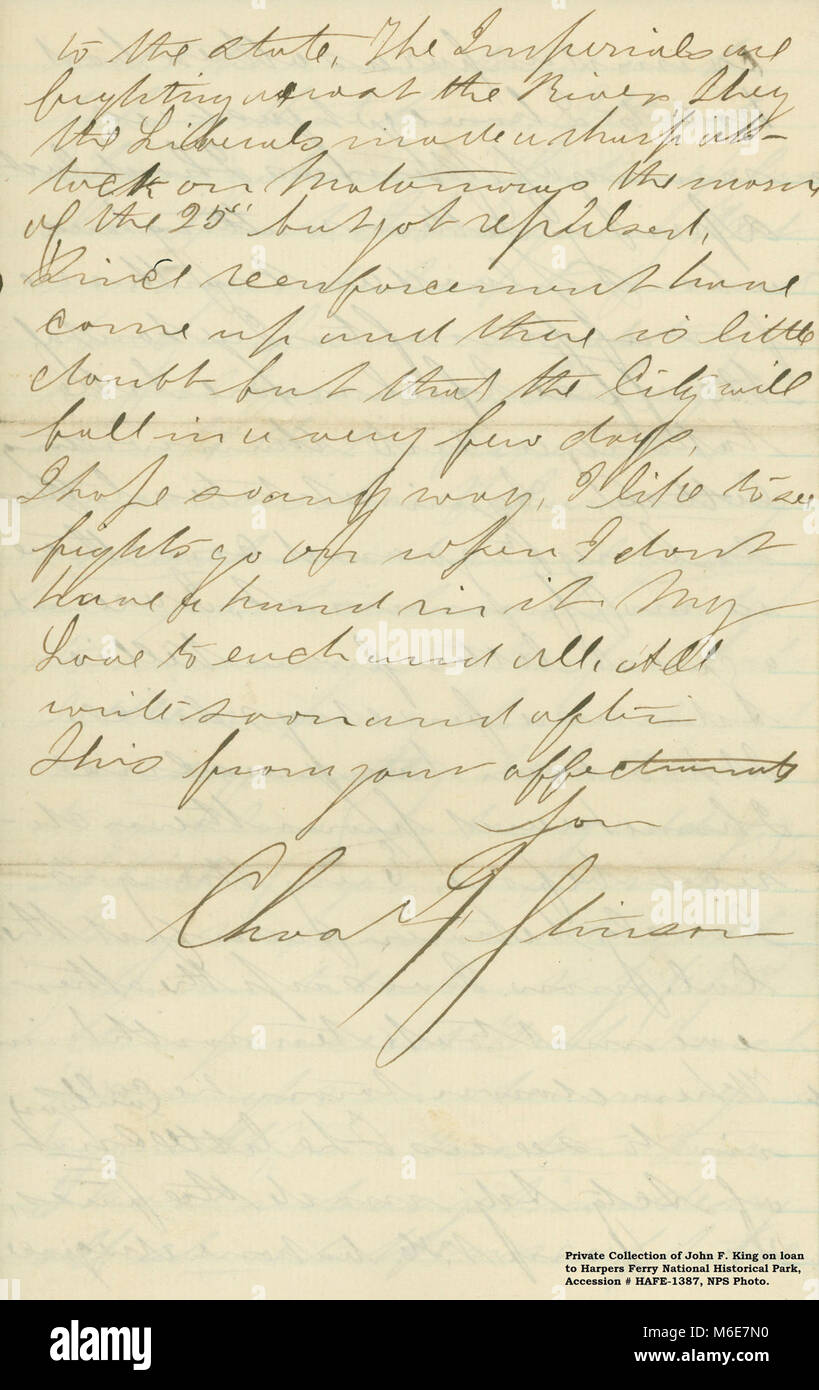 Letter, p4 of 4, Charles Stinson (Brownsville, TX) to Mother Stock ...
