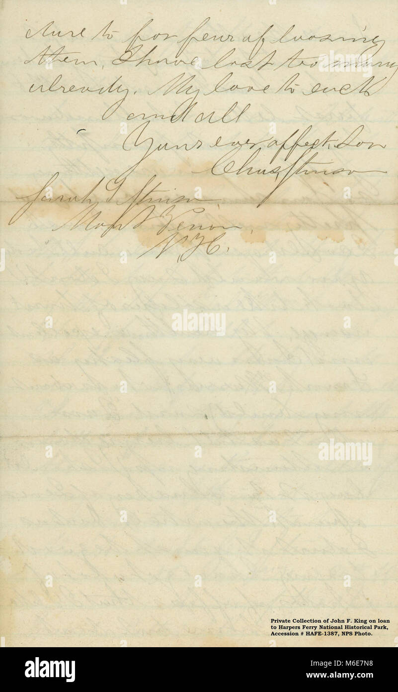 Letter, p4 of 4, Charles Stinson (Hd Qtrs 1 Div. Hd.Qrs. 1 Div 25 AC ...