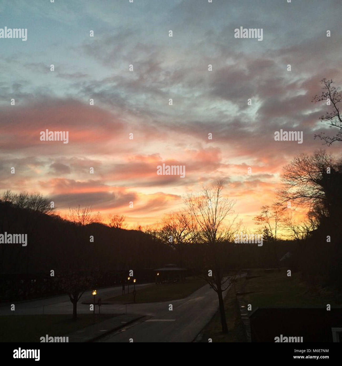 Lower Town Sunset December 9, 2014 Stock Photo - Alamy