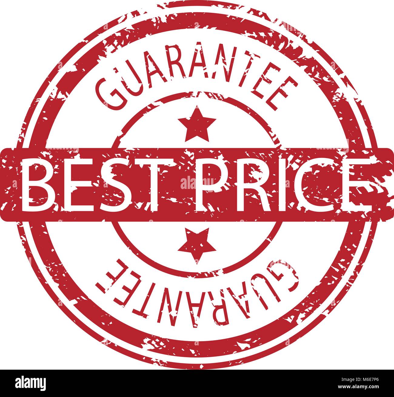 Best price rubber stamp, guarantee product and quality imprint. Vector ...