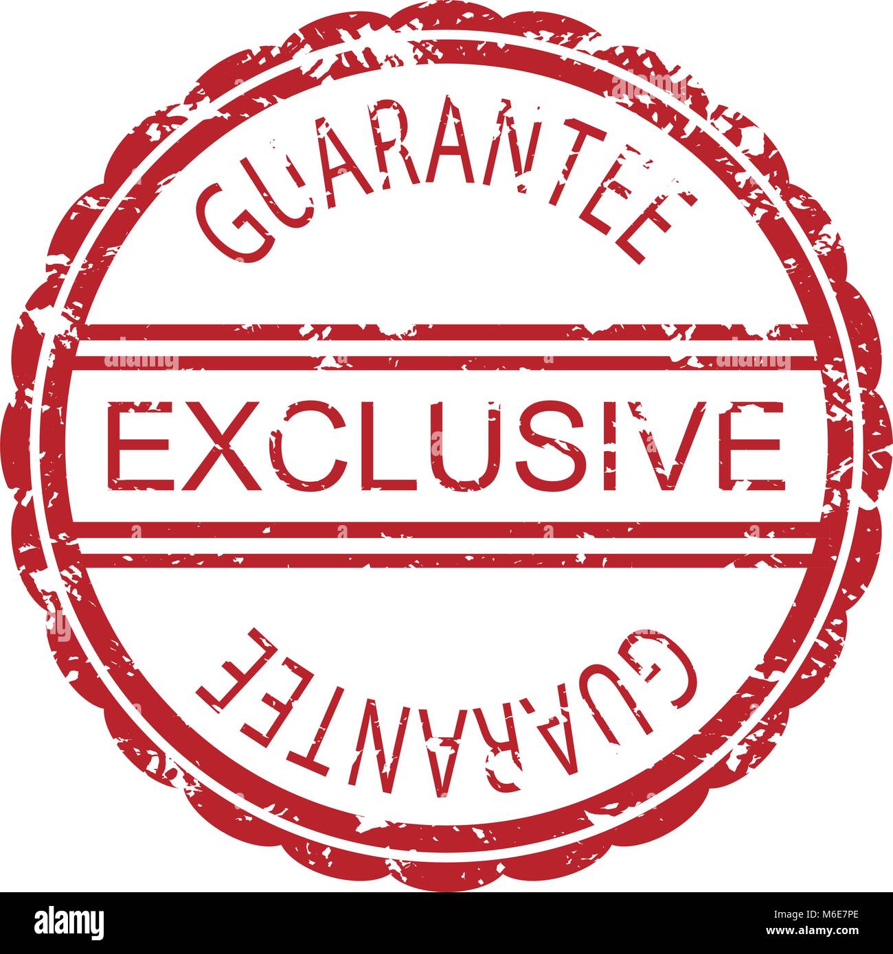 Exclusive guarantee rubber stamp vector. Illustration of rubber seal, grunge exclusivity special ...