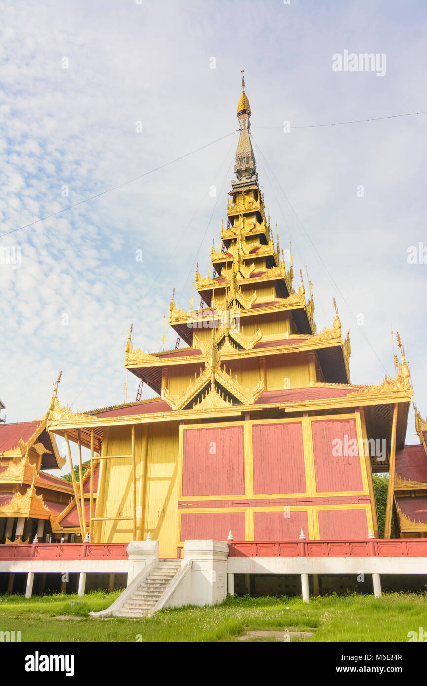 Mandalay: Mandalay Palace: tower of Great Audience Hall, , Mandalay ...