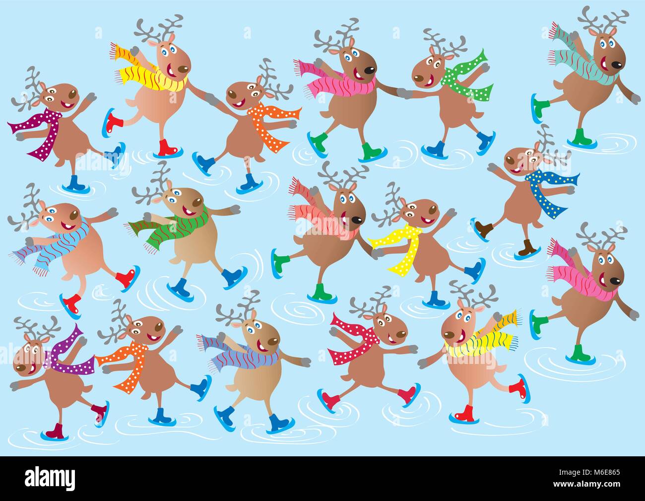 Dance of the deer Stock Vector Images - Alamy