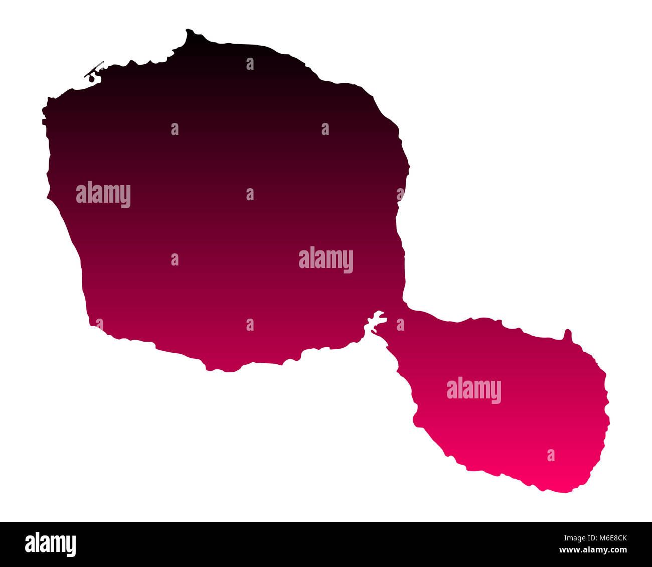 Map of Tahiti Stock Photo - Alamy