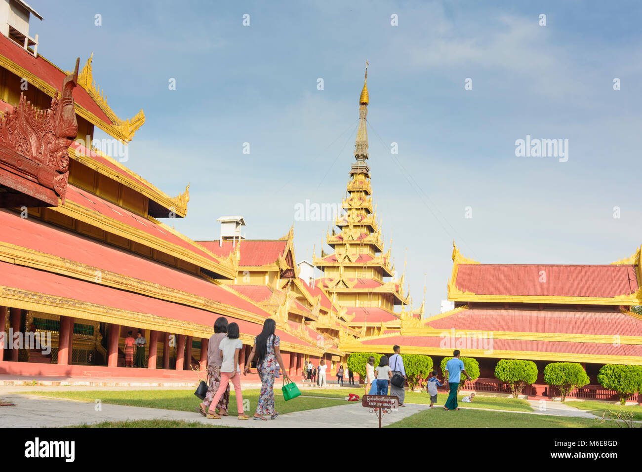 Mandalay: Mandalay Palace: tower of Great Audience Hall, , Mandalay ...