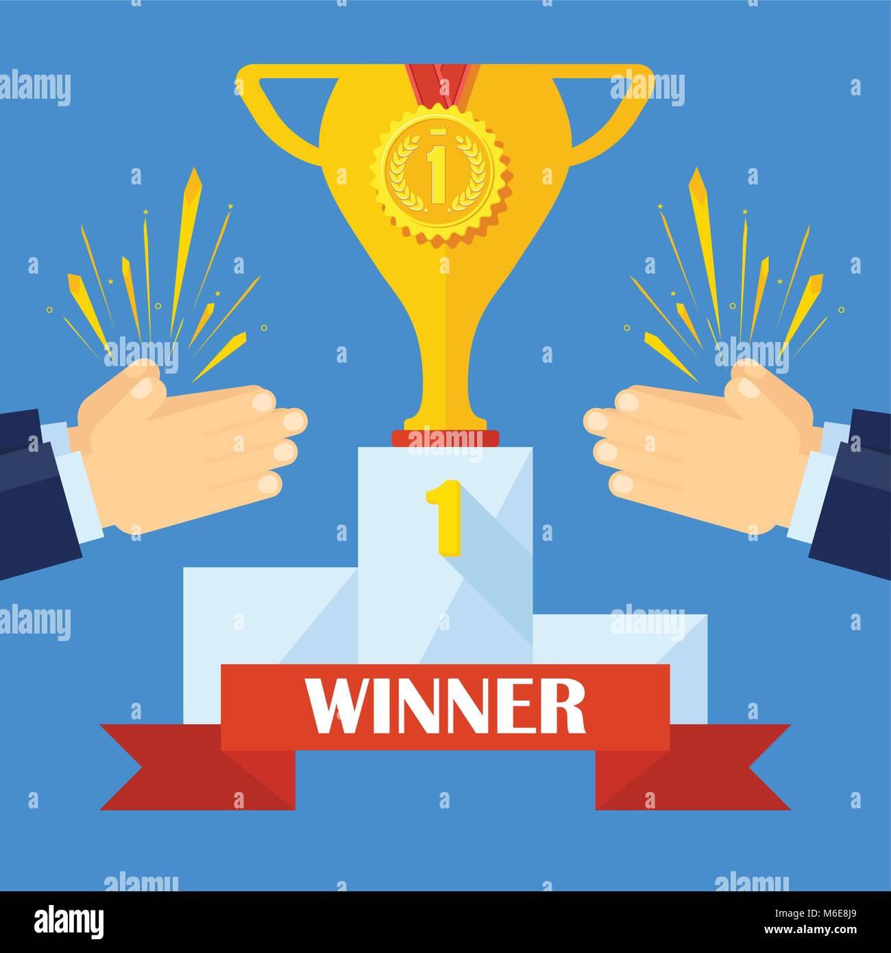 Applause award Stock Vector Images - Alamy