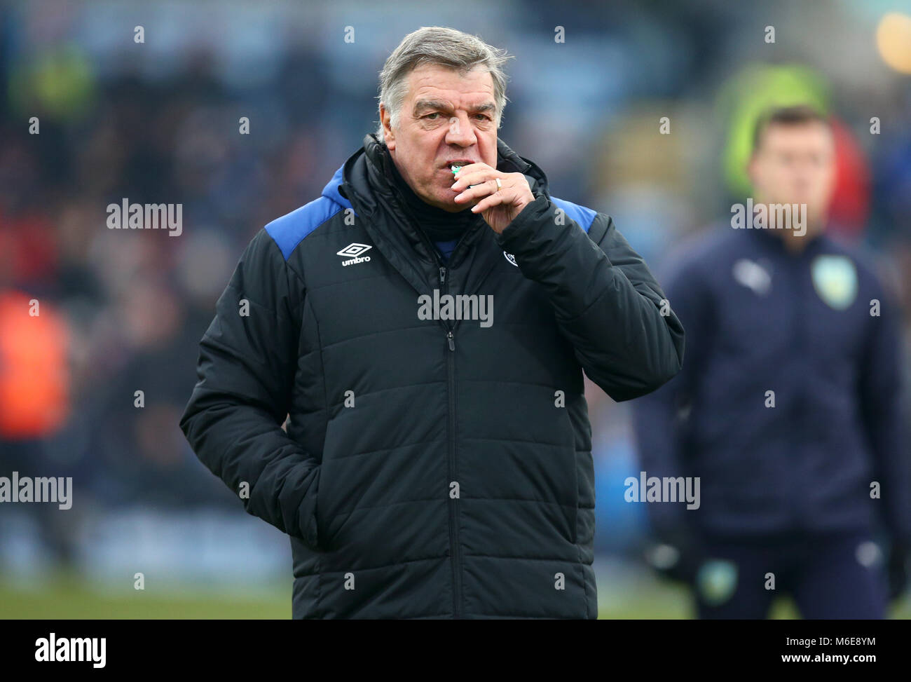 Everton manager Sam Allardyce during the Premier League match at Turf ...