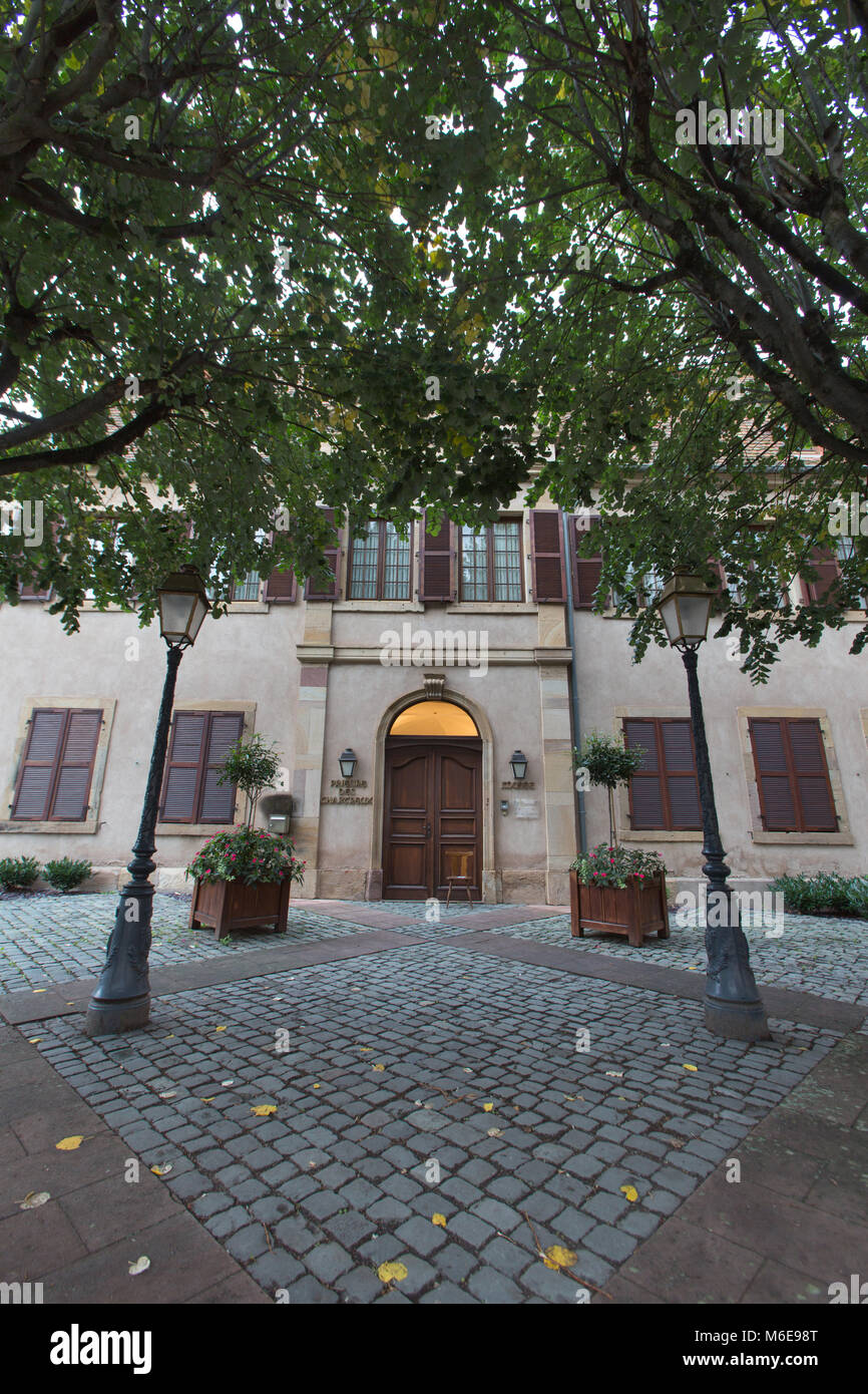 City of Molsheim, France. Picturesque view of the Molsheim Museum of ...