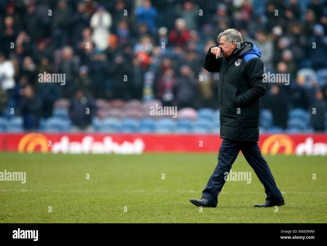 Everton manager Sam Allardyce at the end of the Premier League match at ...