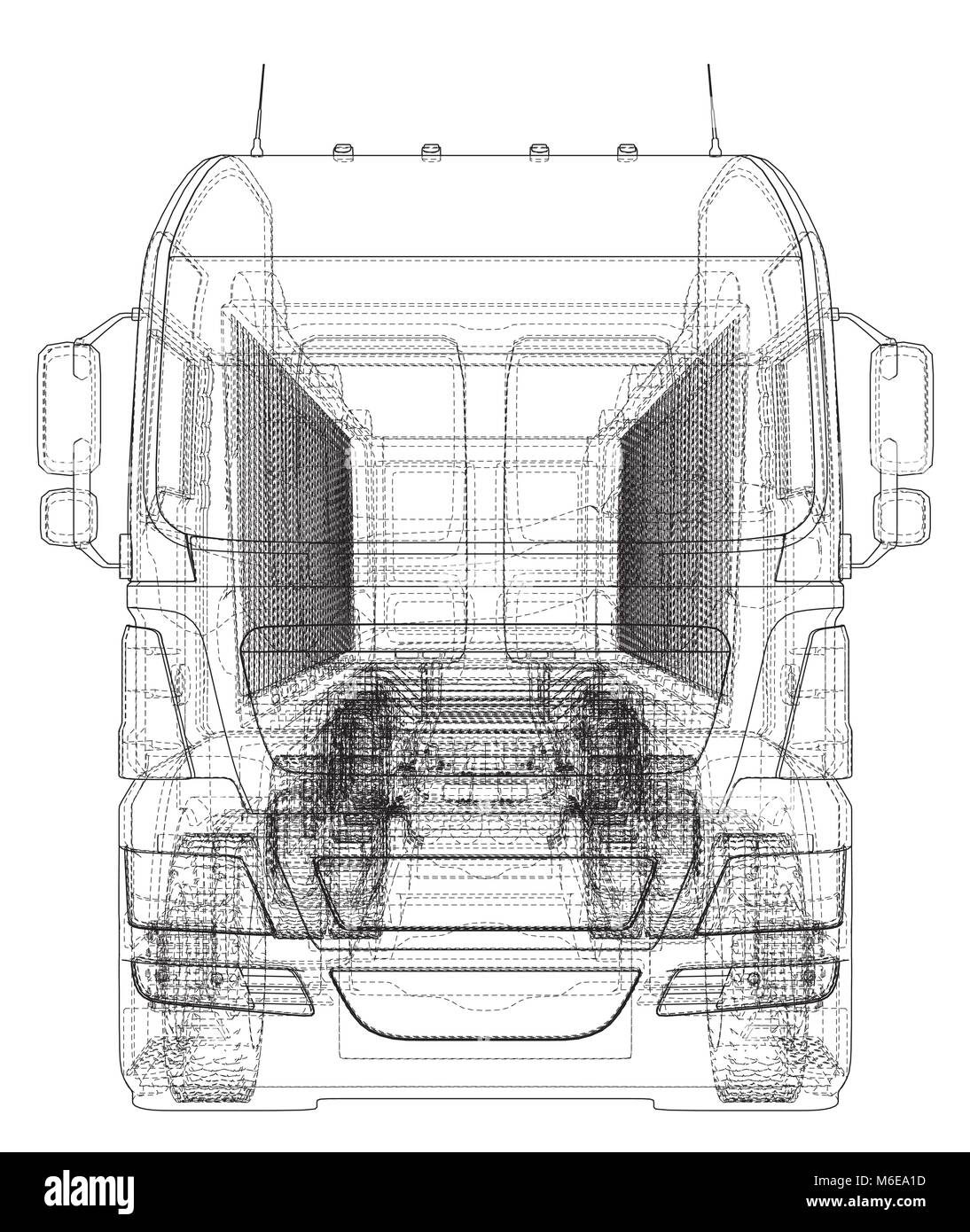 Tipper lorry on transparent background, logistics transportation and ...