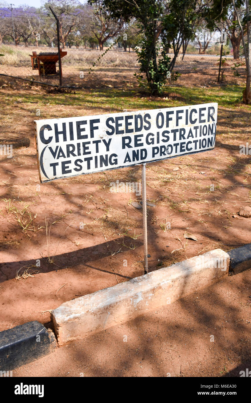 Chief seed officer inspection signs for inspections and variety ...